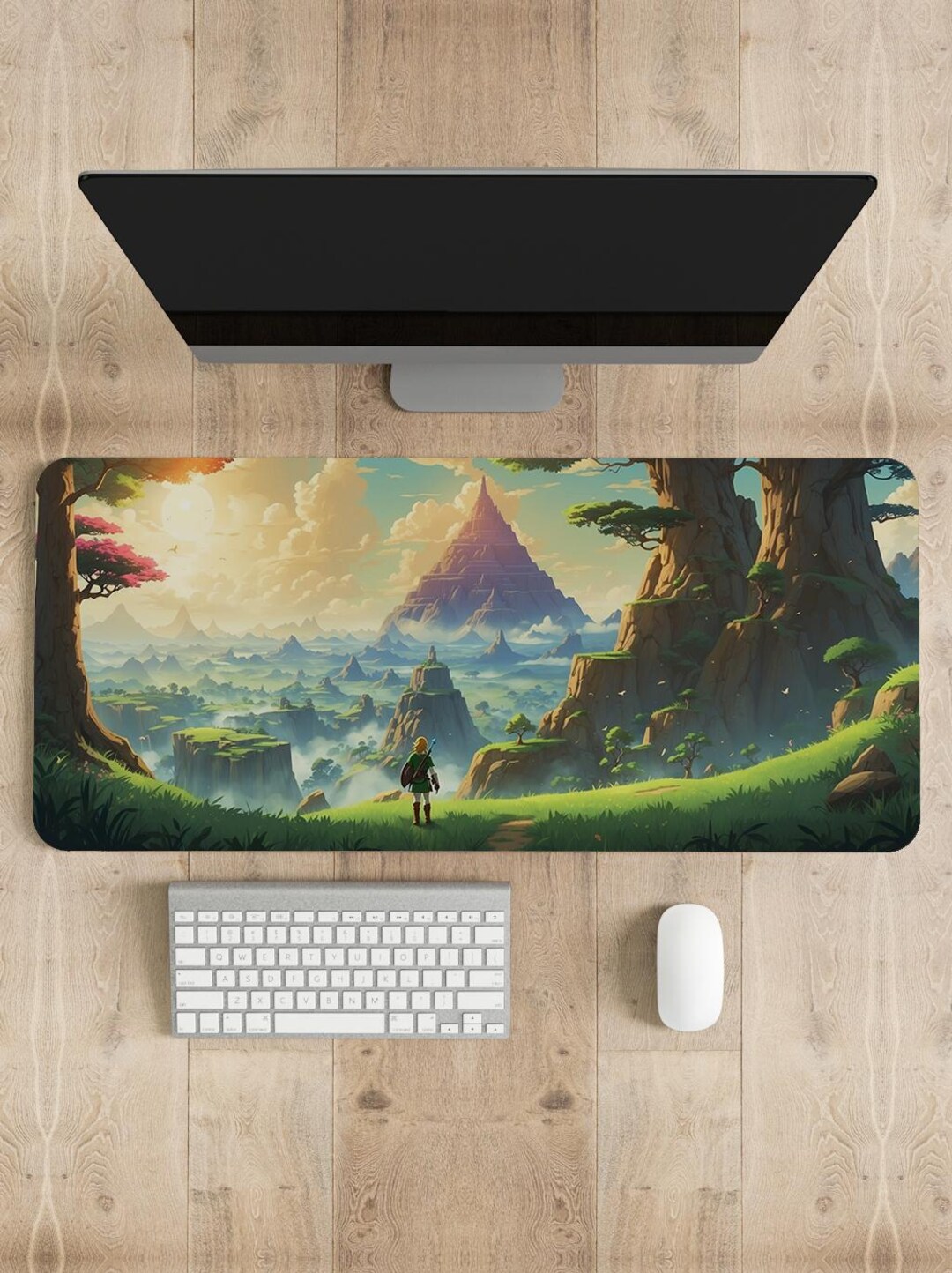 Zelda Gaming Mouse Pad: Vibrant Anime Desk Mat, Personalized Printing ...