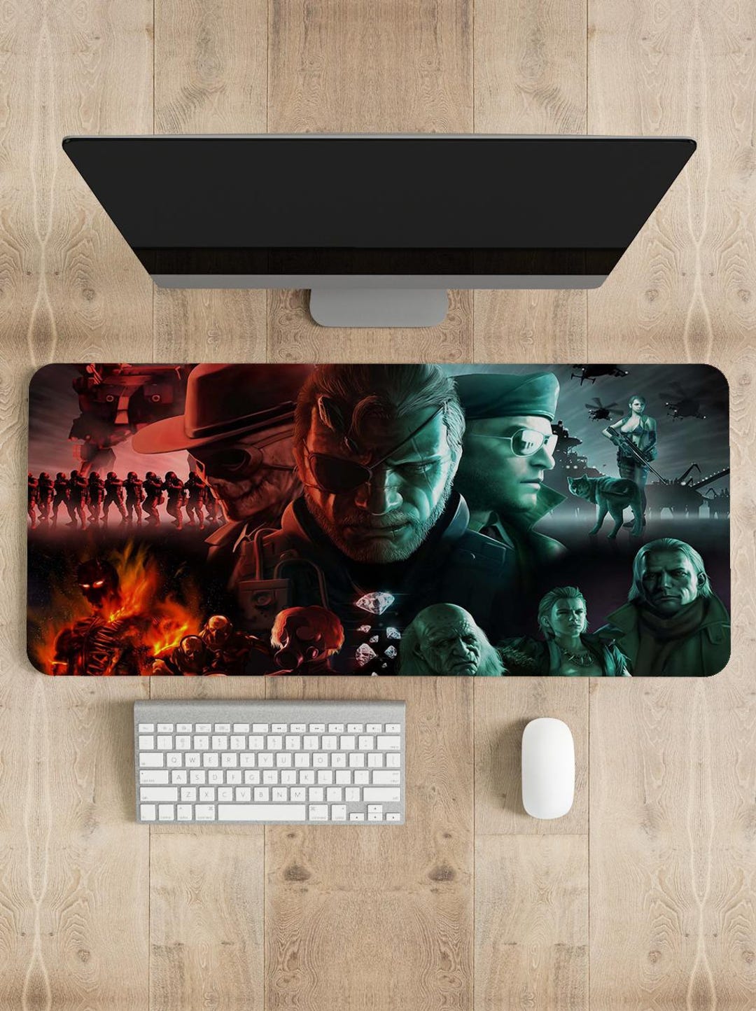 Metal Gear Solid Mouse Pad: Vibrant Gaming Desk Mat - Etsy