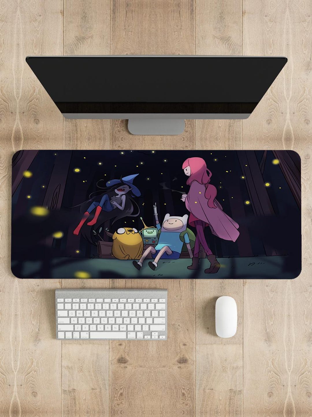 Adventure Time Mouse Pad | Different Sizes Personalized Printing ...