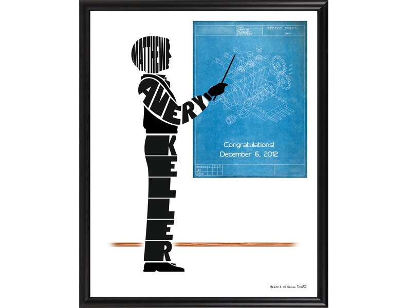 Personalized Male Engineer or Architect Print Electrical - Etsy