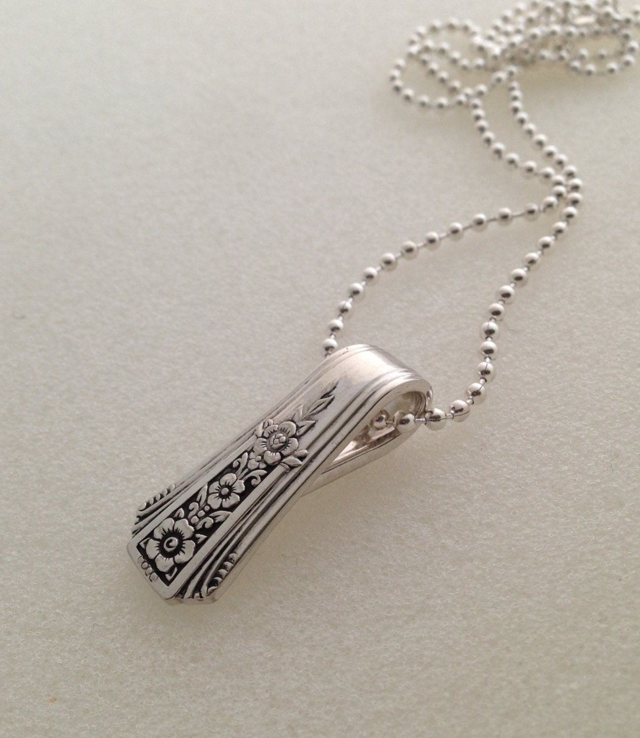 Silver Pendant. Fortune 1939 Spoon Pendant. Silverware | Etsy