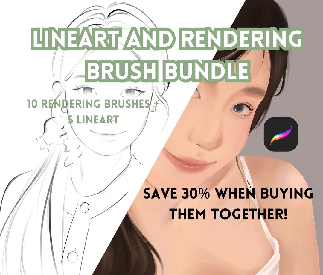 Procreate Smooth Lineart and Sketching Brush Set Ipad, Character ...