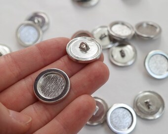 Aluminium Buttons - Etsy