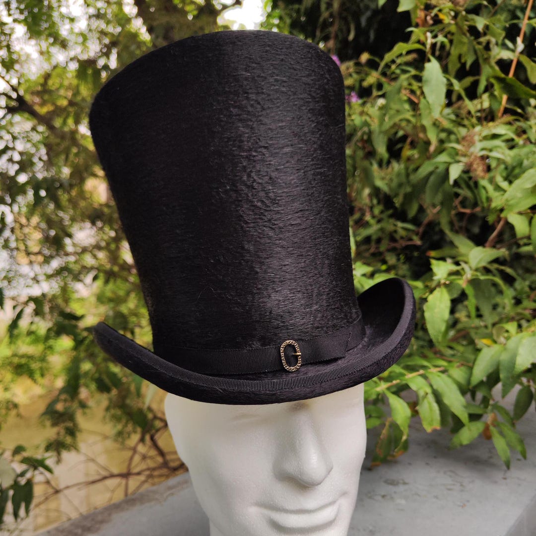 Regency Top Hat "marquis", Tall Hat, Napoleonic, Victorian, Biedermeier ...