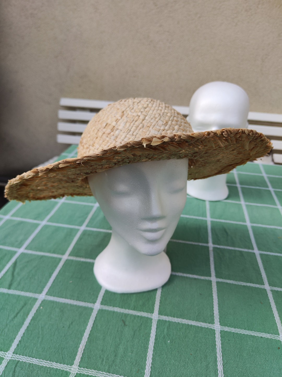 Corn Fibre Hat, Natural Straw Hat, Maisstroh Hut - Etsy