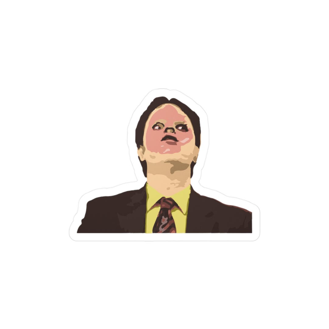 Dwight Schrute the Office CPR Training Episode, Funny Kiss-cut Vinyl ...