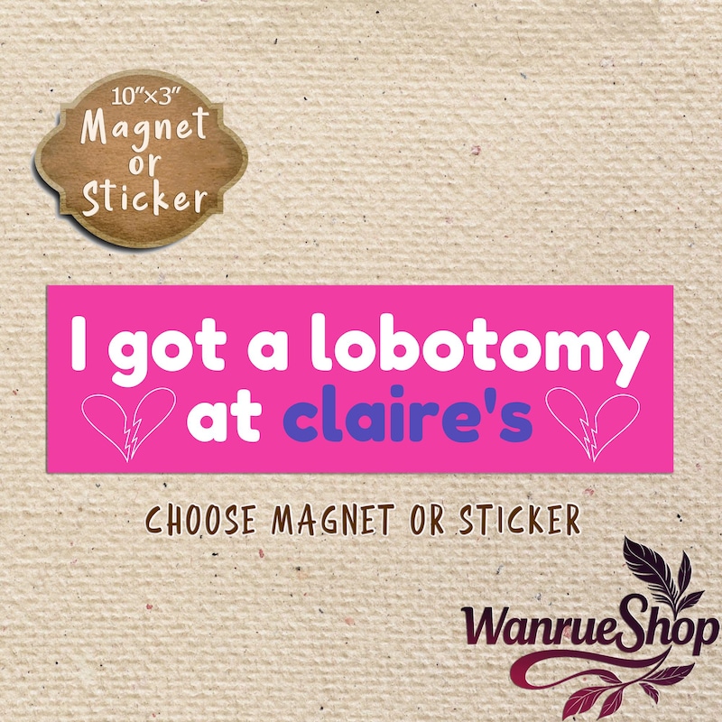 Lobotomy Claires - Etsy