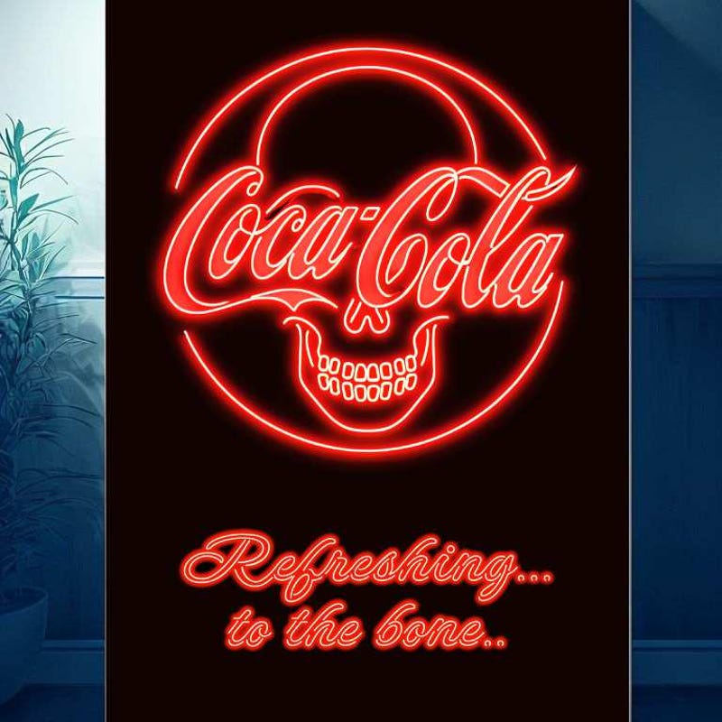 Vintage Coke Cola Sign - Etsy