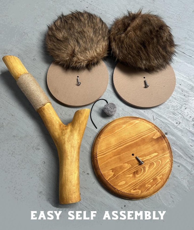 Quality Hand Crafted Cat Tree Made Using Natural Wood With Perches ...