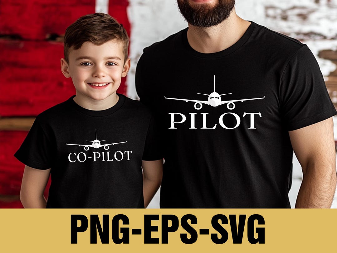 Pilot SVG PNG, Co-pilot Png, Airplane Clipart, Pilot Files for Cricut ...