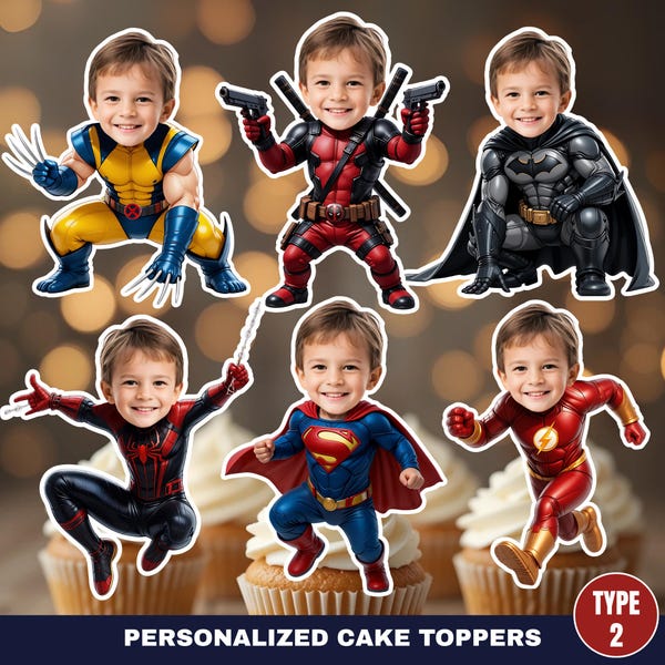 Custom Deadpool Cake Topper - Etsy