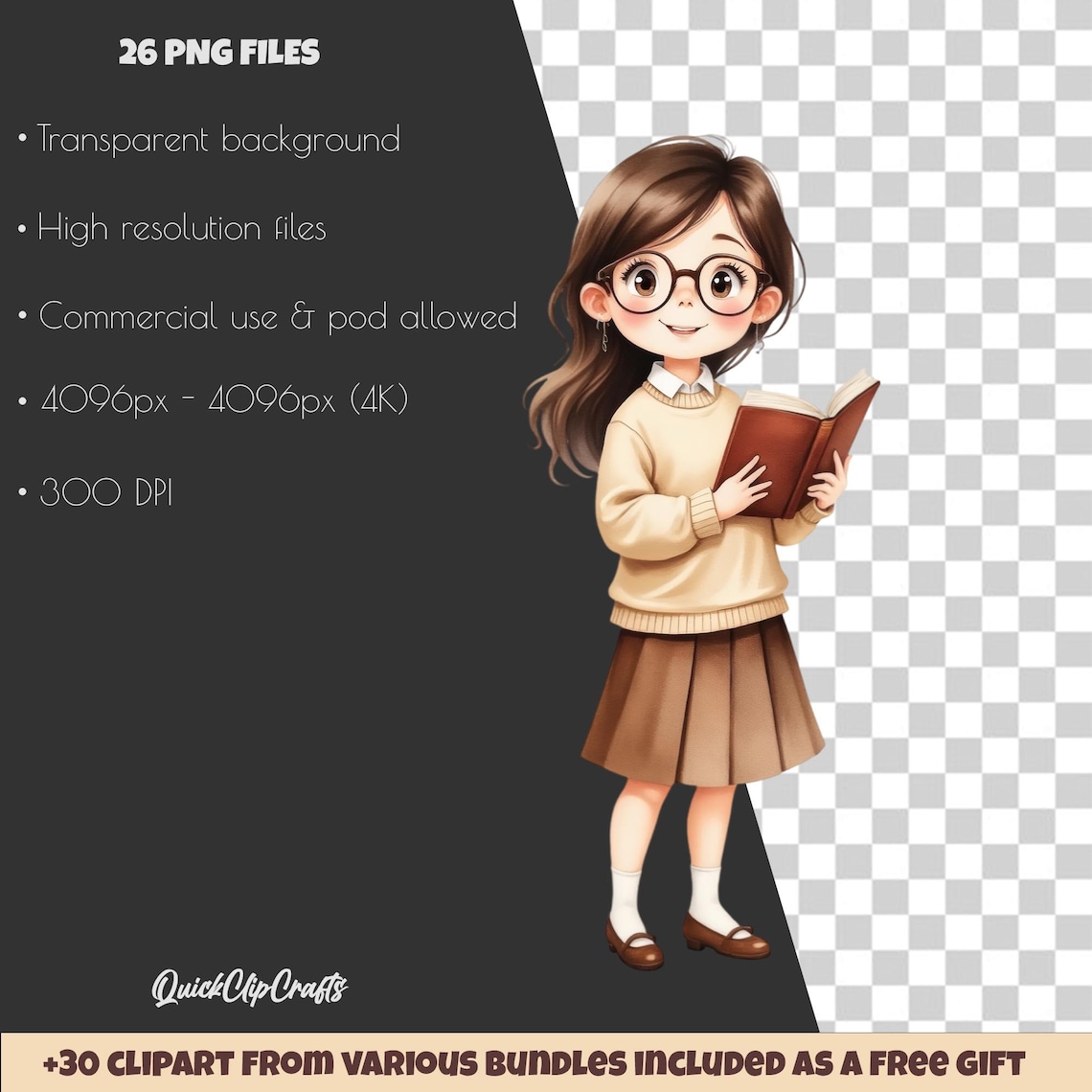 26 Watercolor Teacher Clipart, Watercolor School Teacher PNG, Back to ...