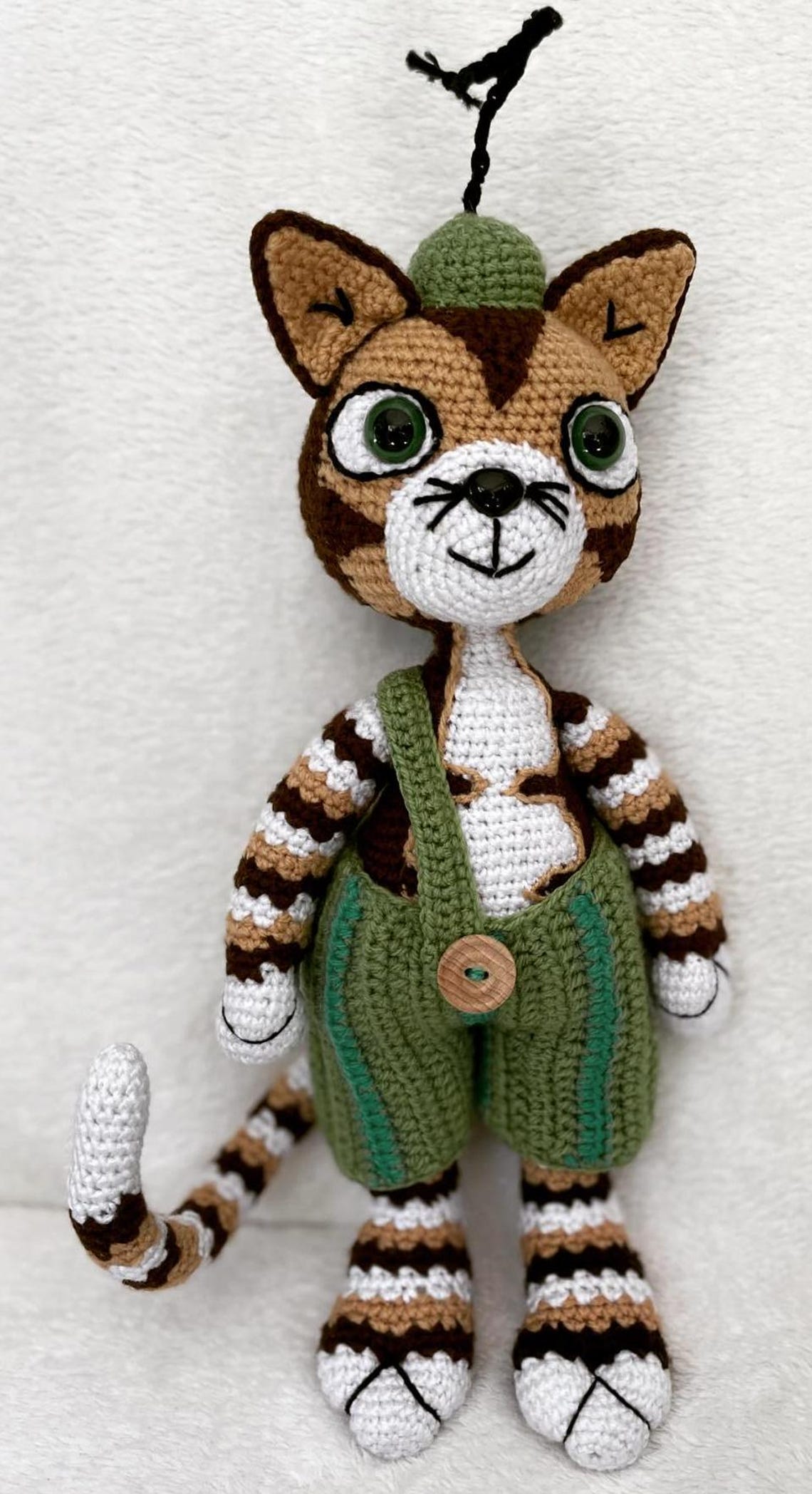Findus Cat Crochet Pattern PDF | Amigurumi Cat Toy | Crochet Doll ...