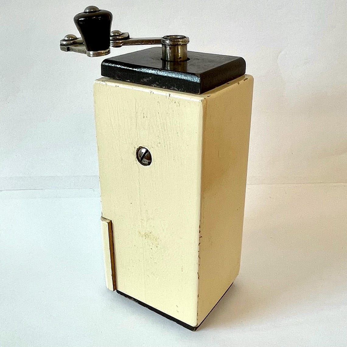 Vintage German Manual Hand Turn Coffee Grinder MOKKA Wood #1/6/56/2 ...