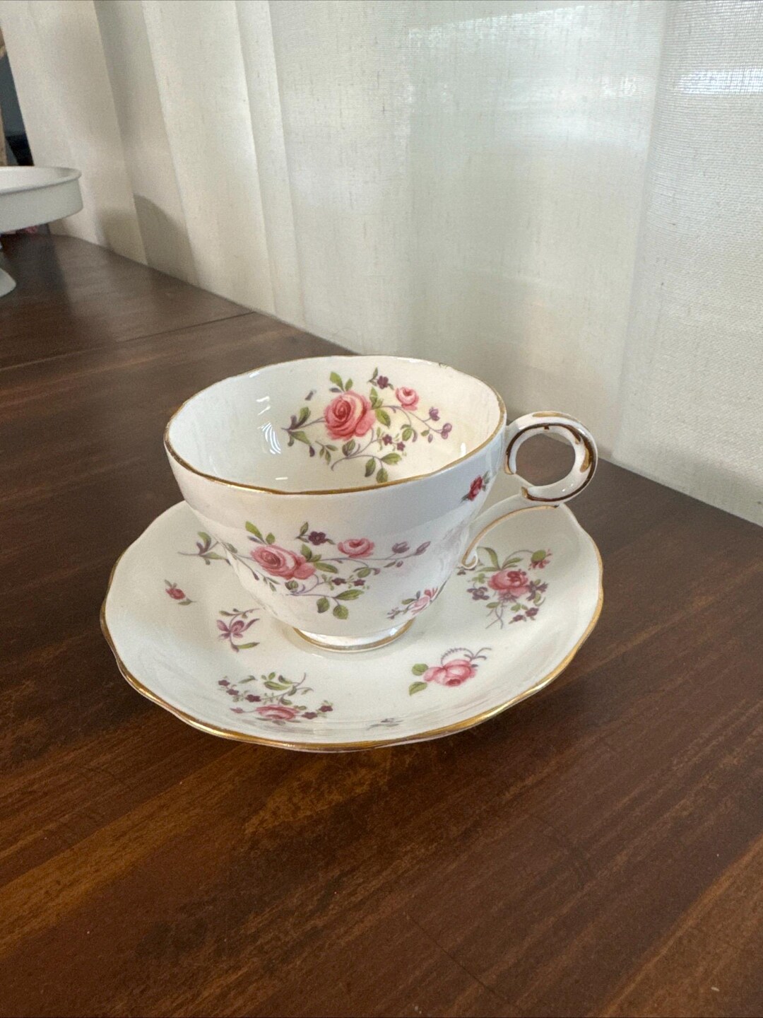 Melba Fine Bone China Teacup and Saucer - Etsy
