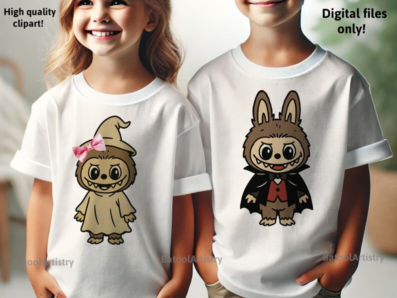 Labubu Halloween Clipart Kawaii Labubu Art Retro Halloween Labubu Png ...