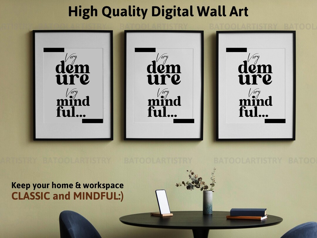 Very Demure Very Mindful Print, Very Demure Very Mindful Printable ...