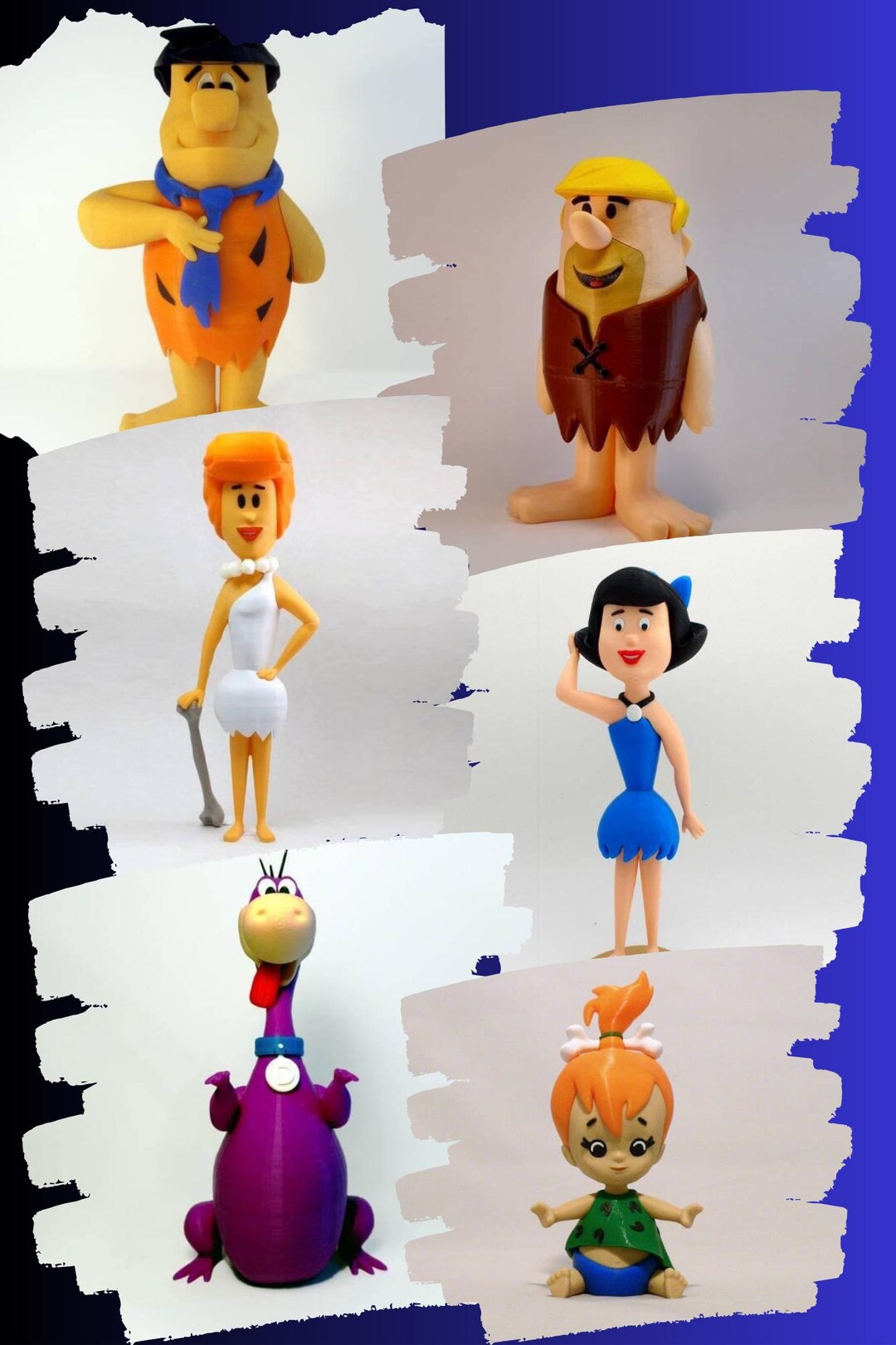 Flintstones and Rubbles (6 STL) - STL File 3D - Etsy Australia
