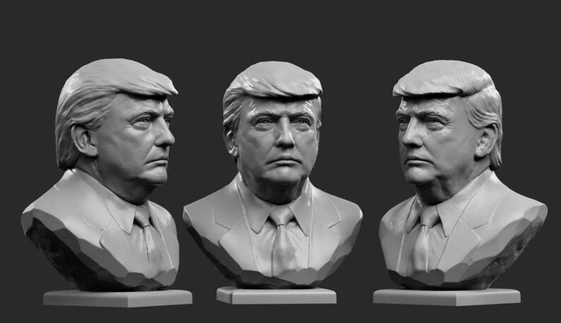 Donald Trump - STL File 3D - Etsy