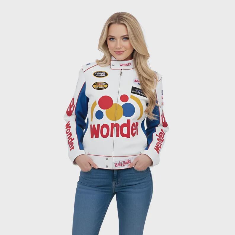 Wonder Racing Jacket Ricky Bobby Style + FREE T-shirt & Balaclava ...