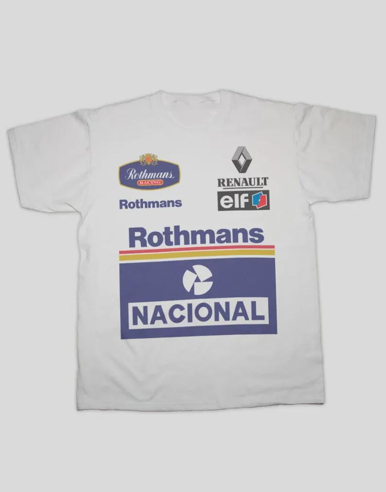 Rothmans Racing Jacket | Vintage F1 Williams Motorsport Jacket | Ayrton ...