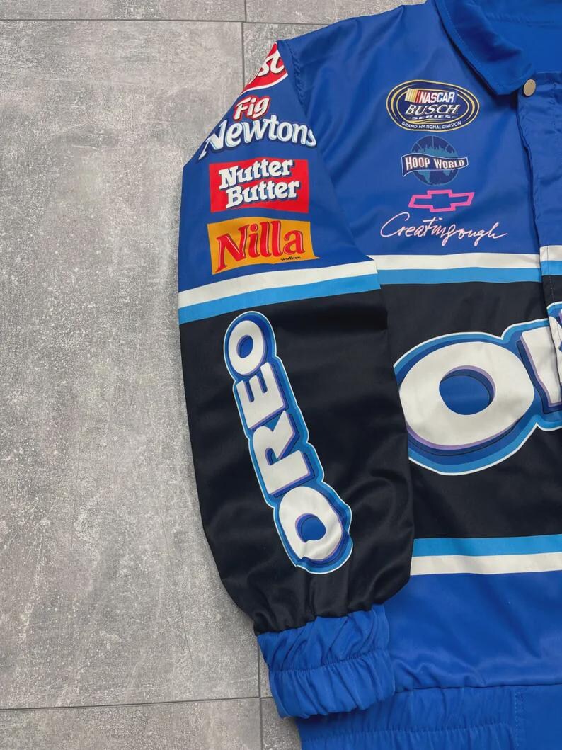 NASCAR Oreo Jacket Retro Racing Bomber | Sublimation Printed Race Team ...