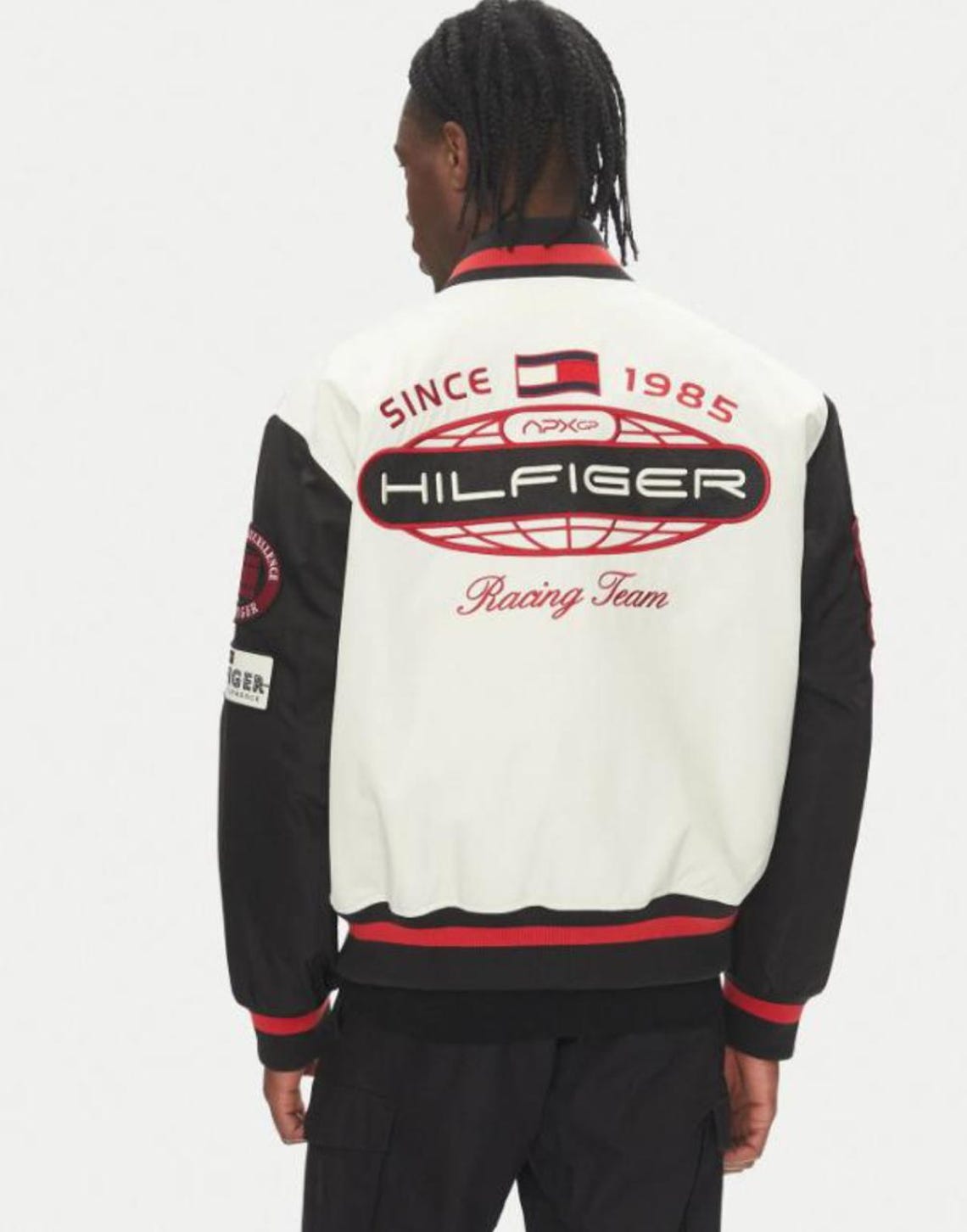 F1 Racing Jacket: Tommy Hilfiger APXGP Striped Letterman Style Free ...
