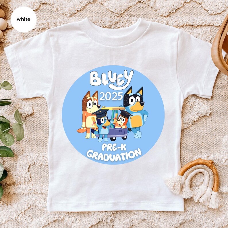 Bluey 2025 PRE-K Grad, Kindergarten Graduation Dtf, Bluey 2025 Pre-k ...