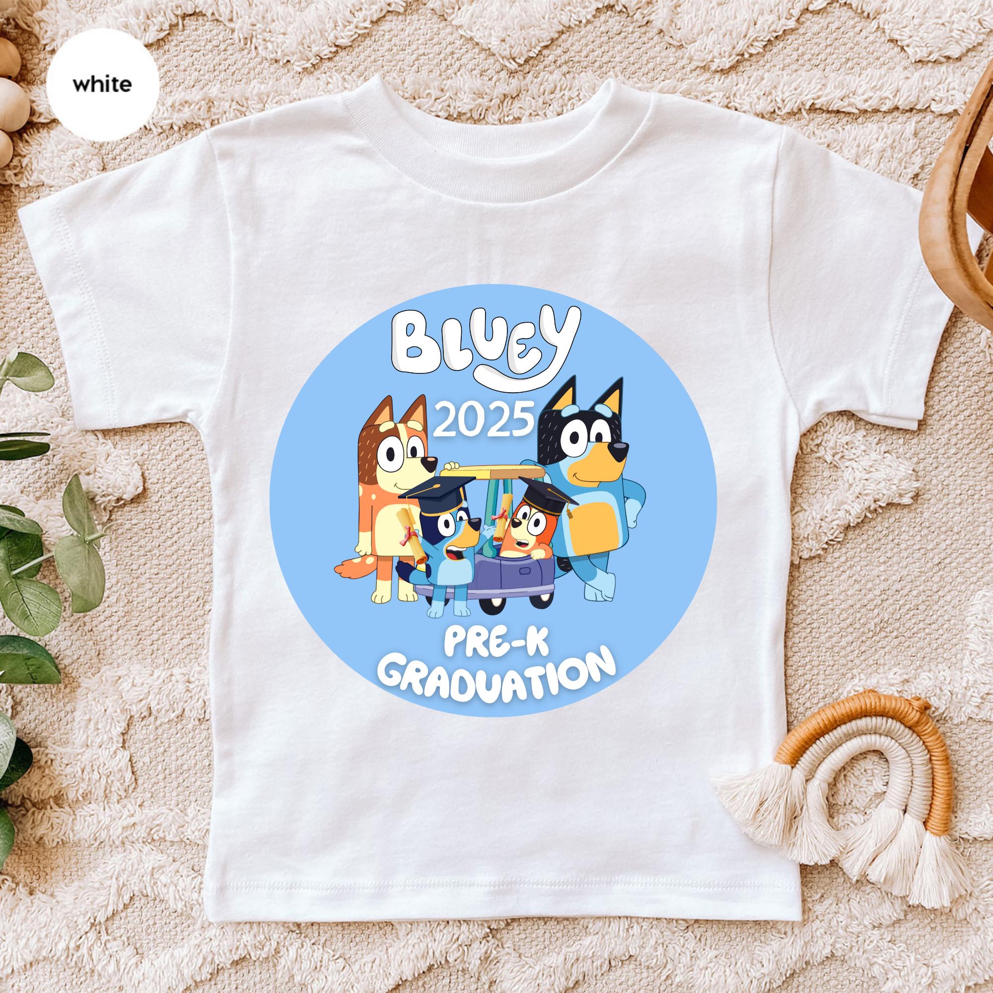 Bluey 2025 PRE-K Grad, Kindergarten Graduation Dtf, Bluey 2025 Pre-k ...