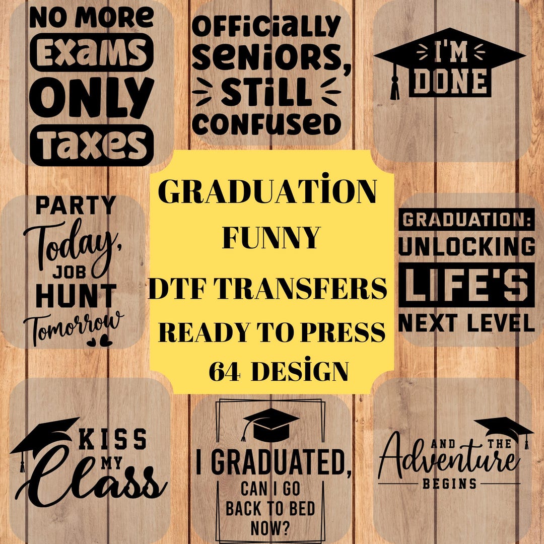 DTF Transfers,ready to Press DTF,DTF Print,custom Family Graduation ...