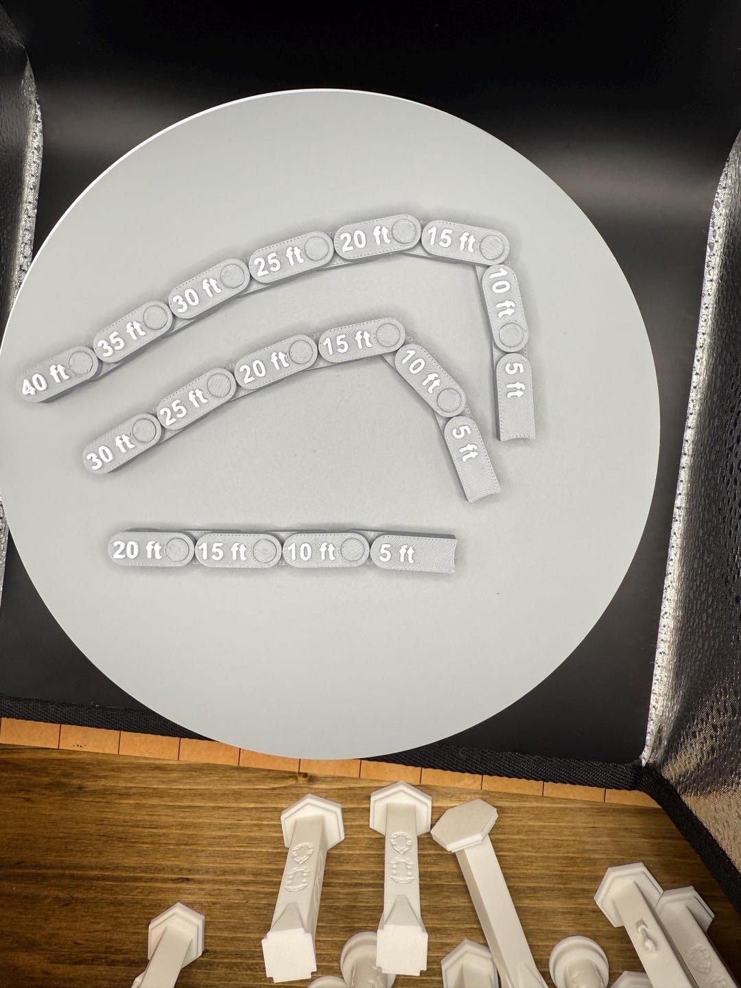 Flexible Articulated Terrain Ruler for TTRPG Dnd Dungeons and Dragons D ...