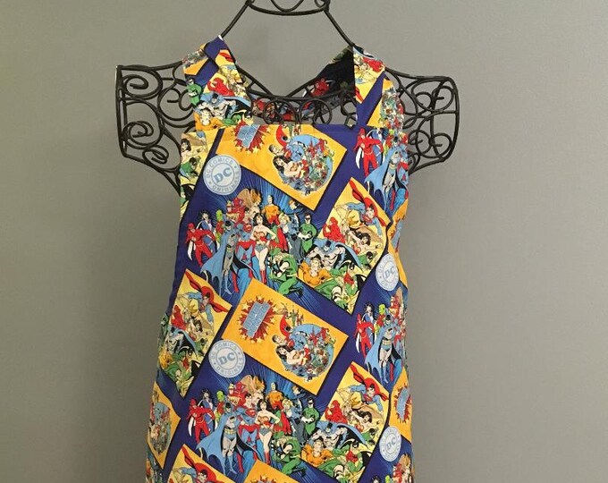 DC Comic Book Pages Adult Apron - Etsy