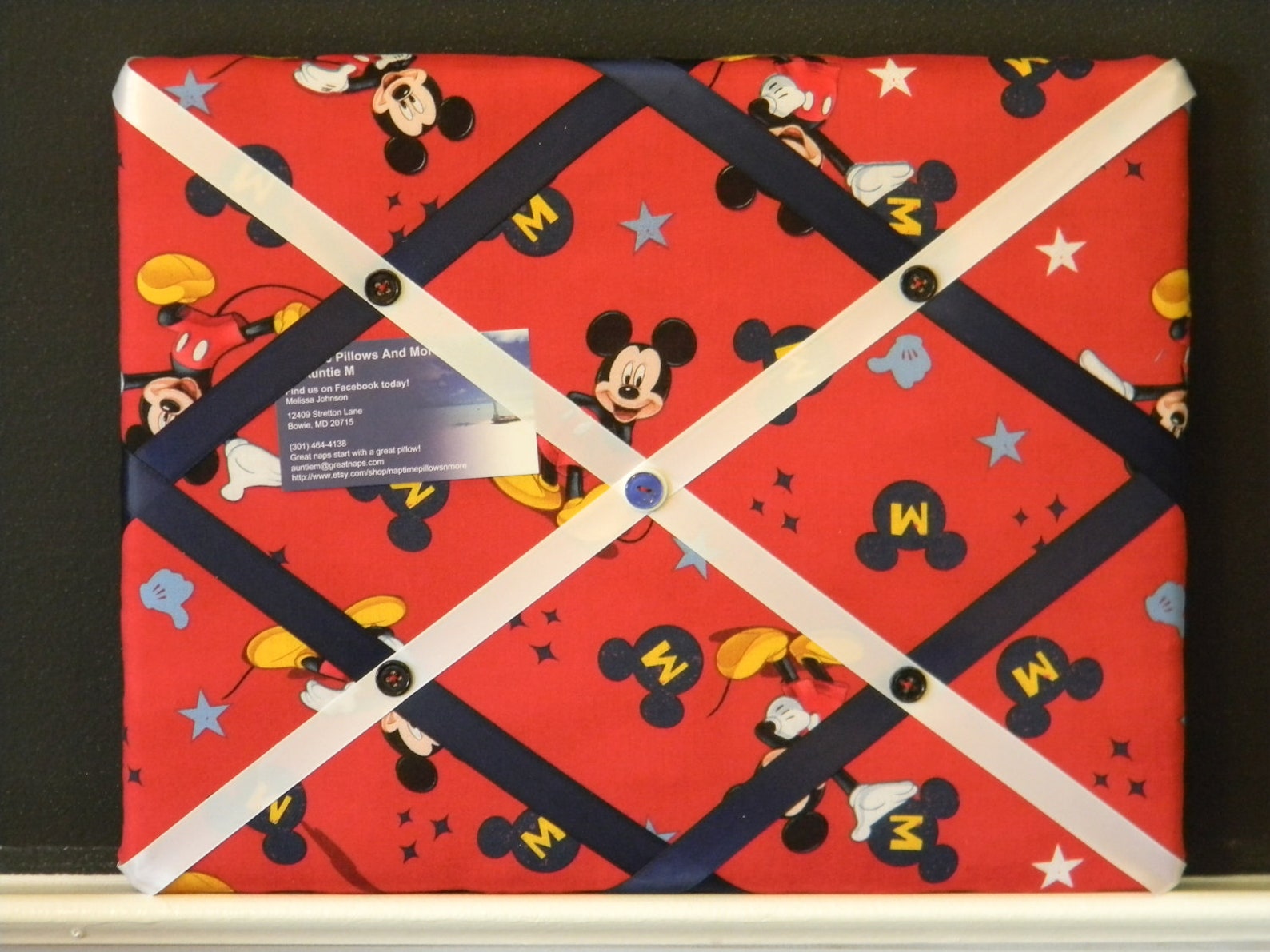 11 x 14 Mickey Mouse Memory Board | Etsy