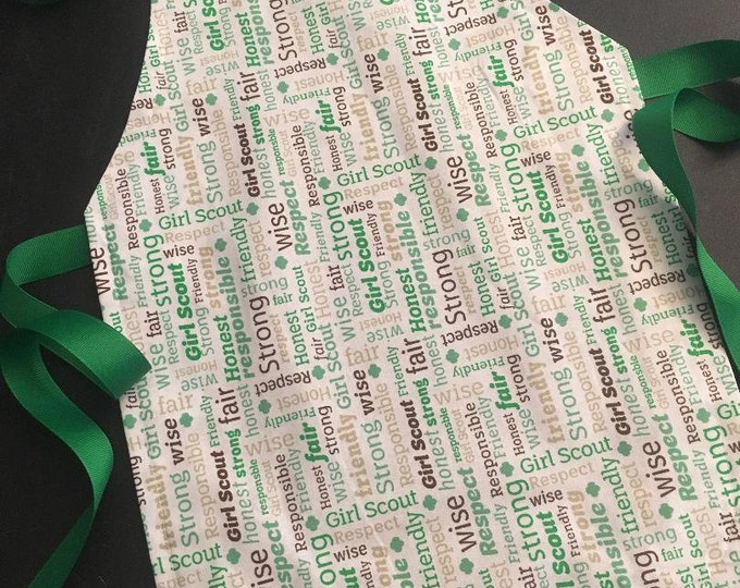 Girl Scout Words Kids Apron - Etsy