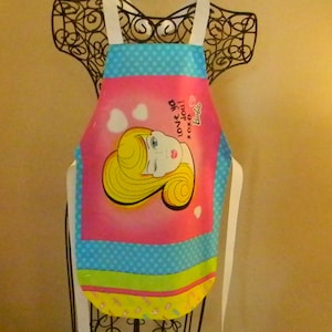 Barbie Love Ya Doll Kids Apron - Etsy
