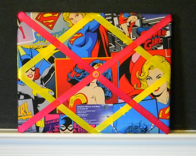 11 X 14 Girl Superhero Memory Board - Etsy