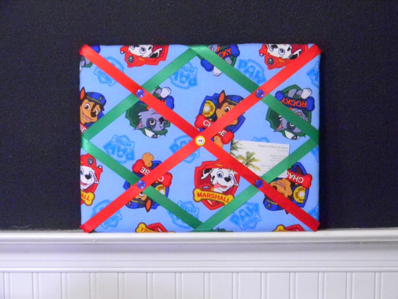 11 x 14 Paw Patrol Badges Memory Board | Etsy
