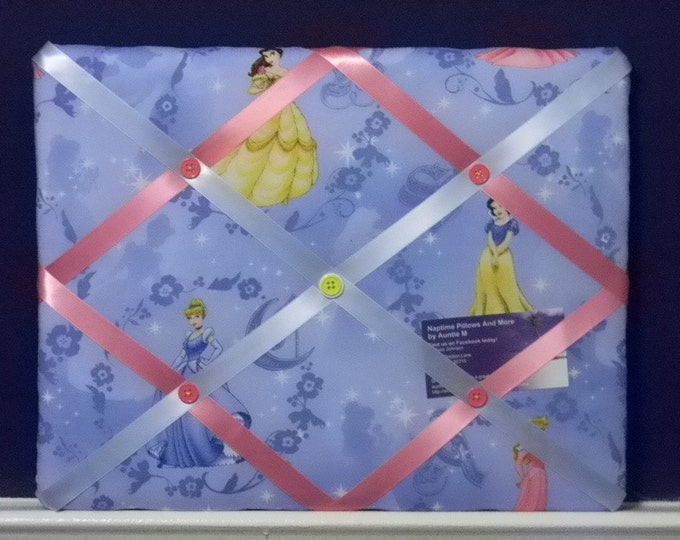 11 X 14 Disney Princess Blue Flower Memory Board - Etsy