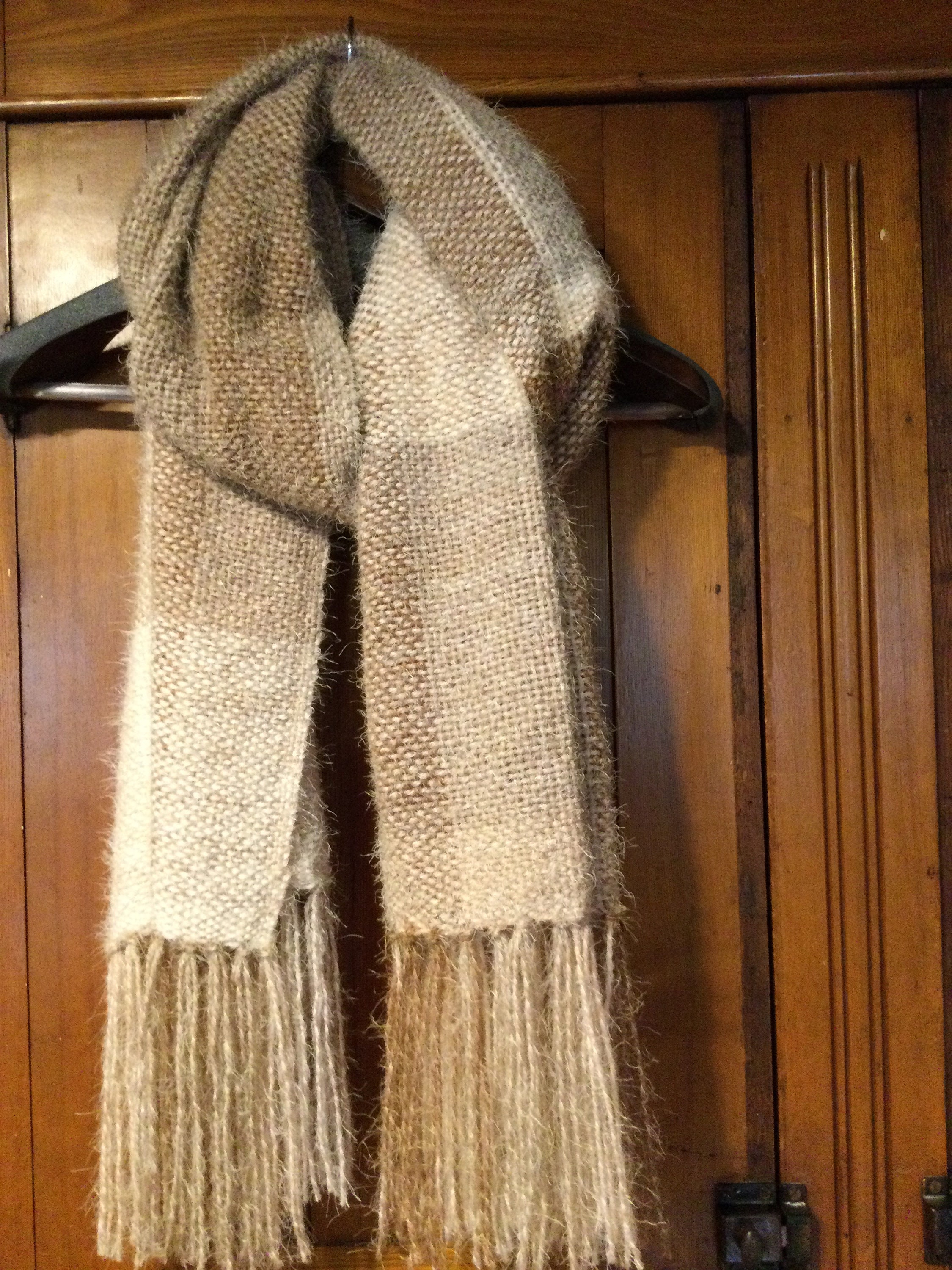 Handwoven Shawl Scarf in Neutral Colors Tan Beige Wrap Gift - Etsy