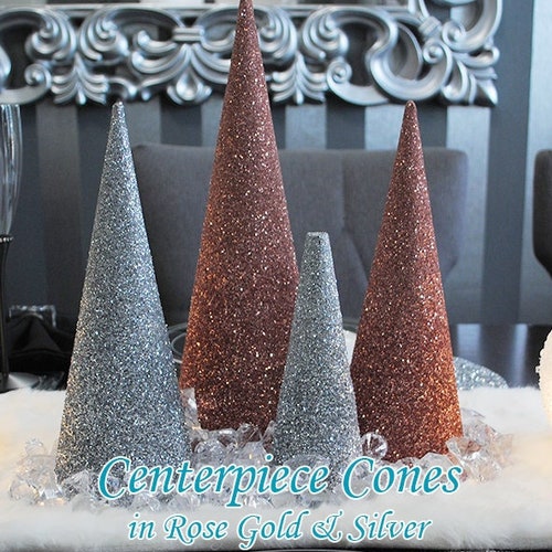 Custom Cone Trees Table Centerpiece Christmas Table Décor - Etsy