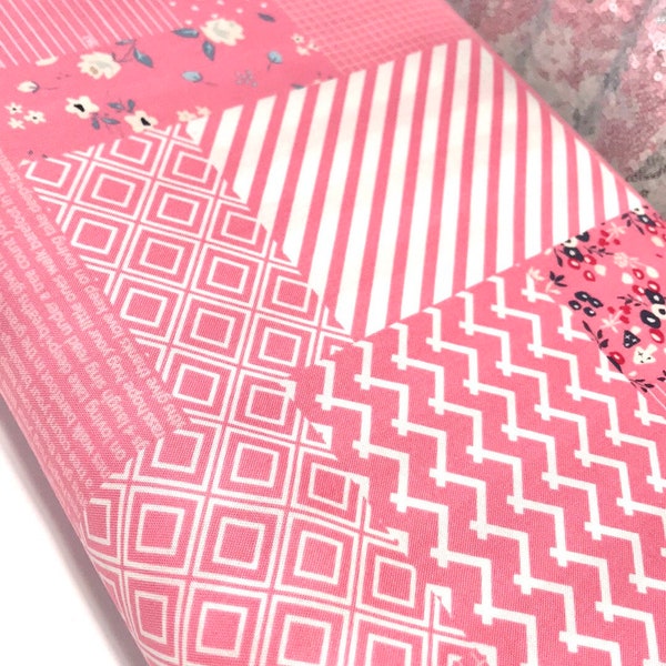 Pink Quilting Fabric - Etsy