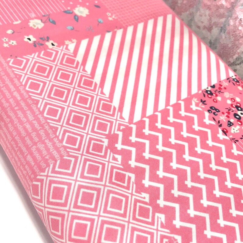 Pink Quilting Fabric - Etsy