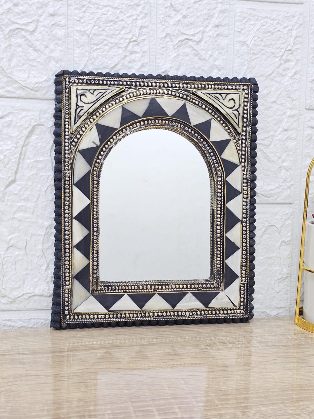 Bone Inlay Mirror, Moroccan Mirror, Handmade Arabesque Mirrors - Etsy