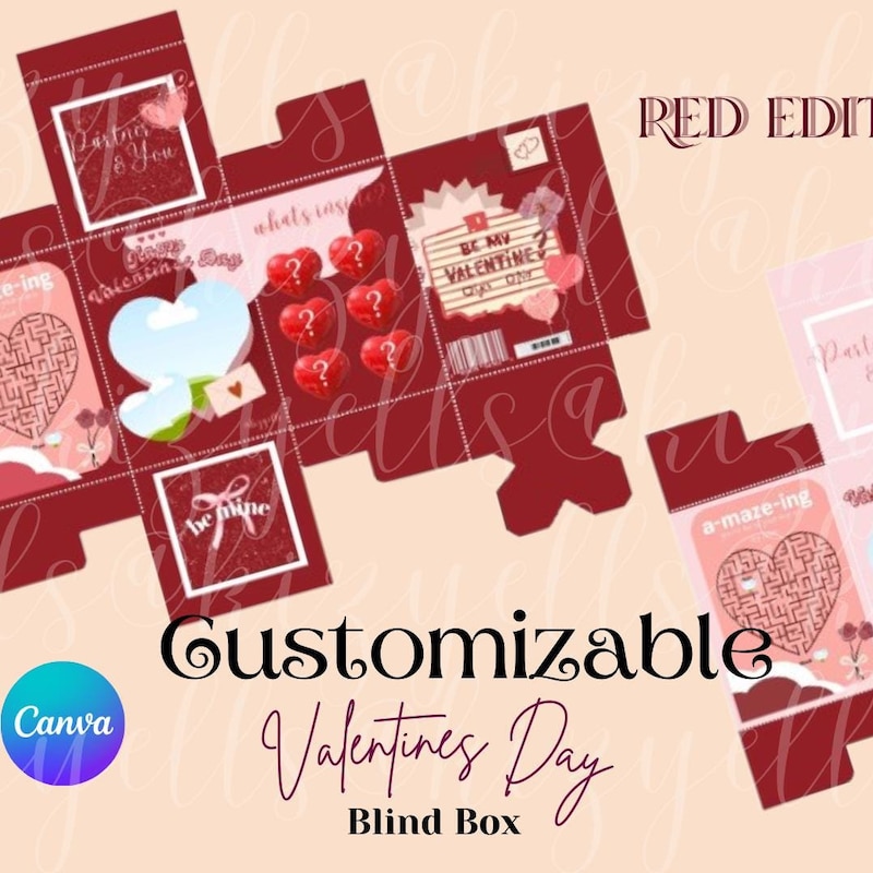 Blind Box Template - Etsy