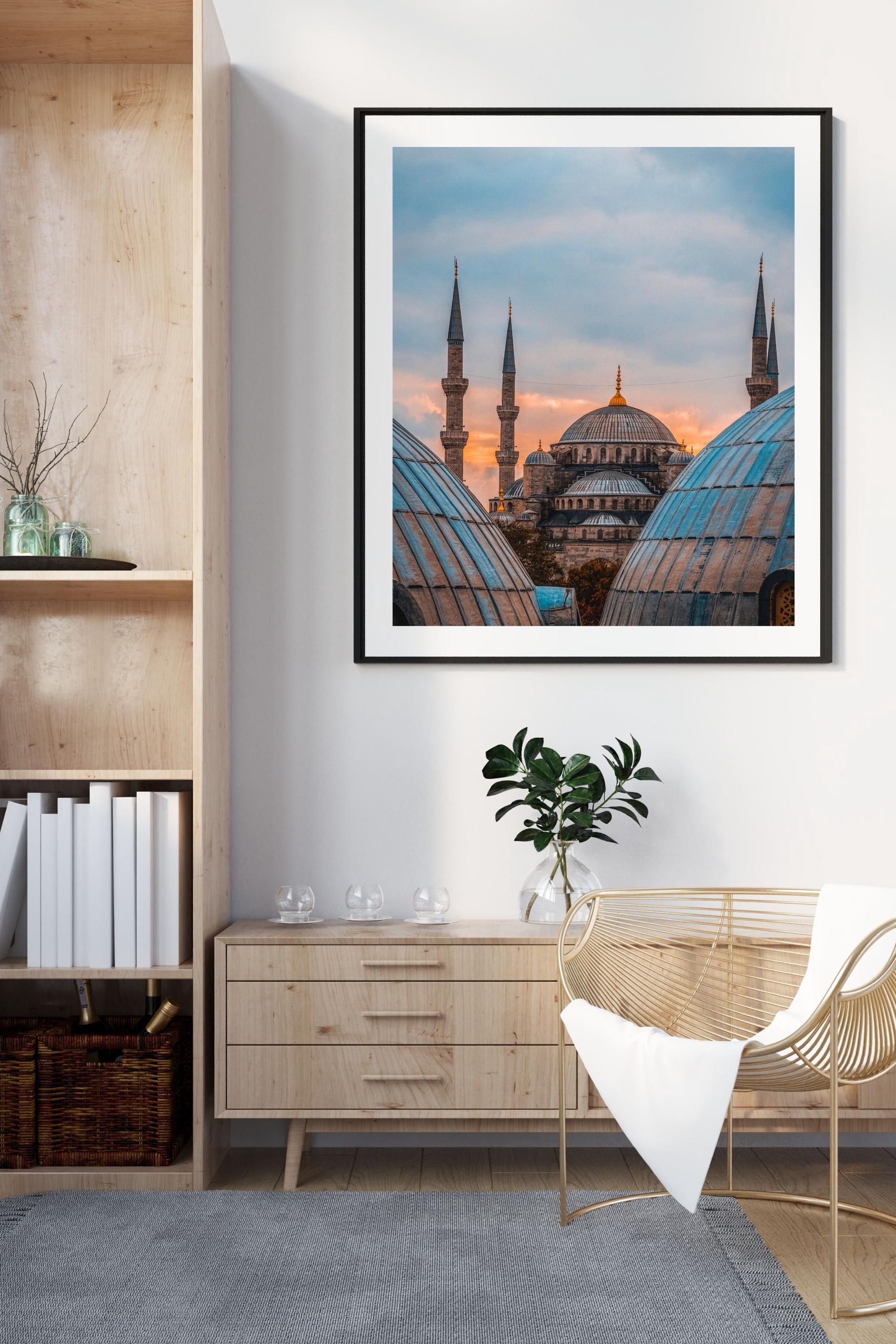 Islamic Mosque Art Print Set: Córdoba, Istanbul, Morocco (digital ...