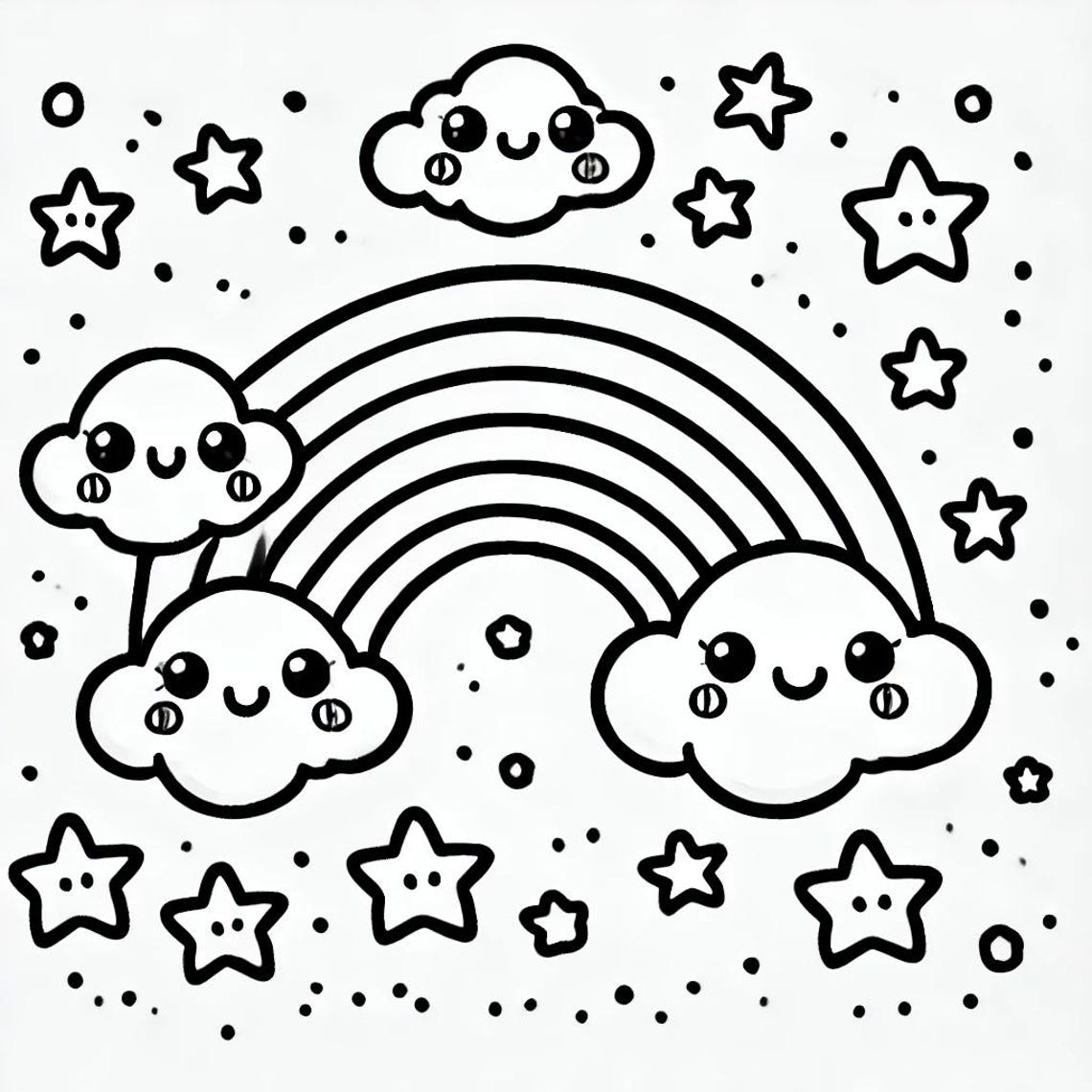 Printable Cute Animal Coloring Pages for Kids – Fun Digital Download ...