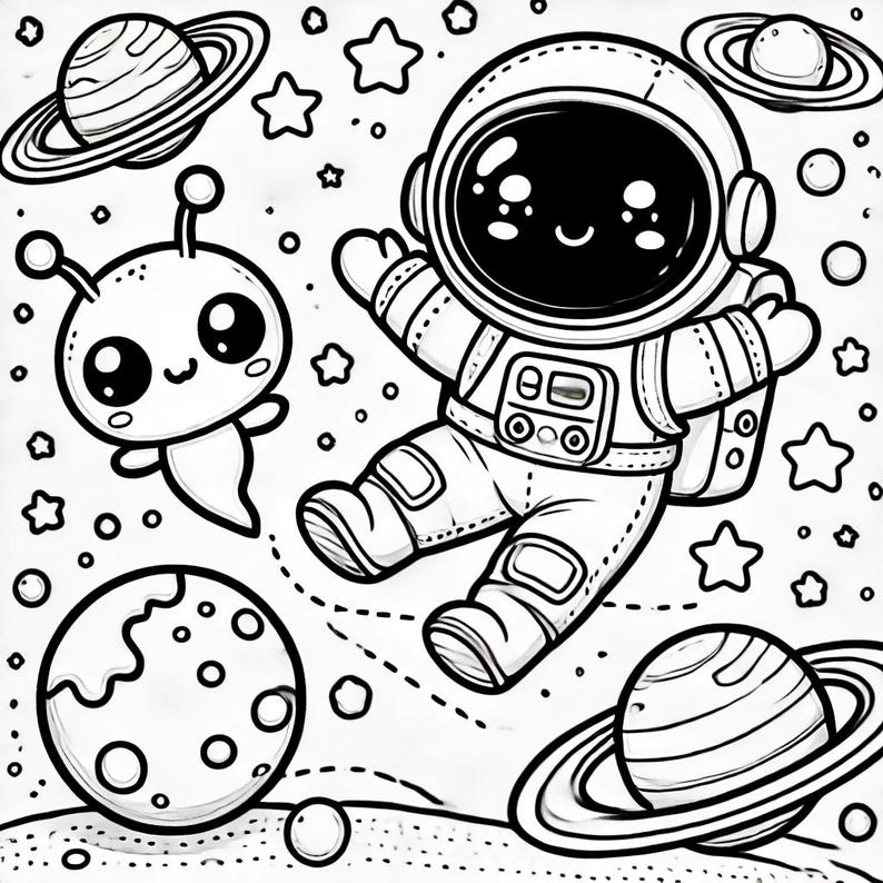 Printable Cute Animal Coloring Pages for Kids – Fun Digital Download ...