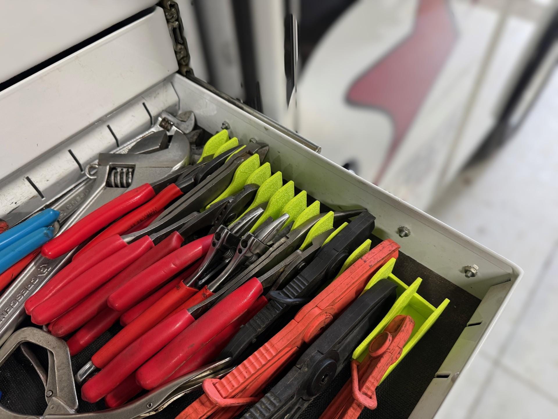 Magnetic Tool Box Plier Organizer - Chemical Resistant - Etsy