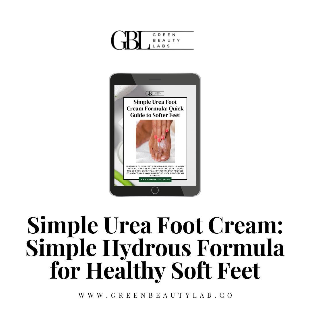 Simple Urea Foot Cream: Simple Hydrous Formula for Healthy Soft Feet E ...