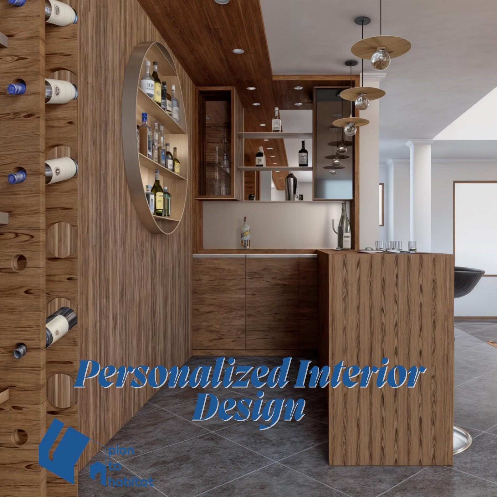 Custom Home Bar Design Service | Modern, Bespoke Bar Cabinet Design ...